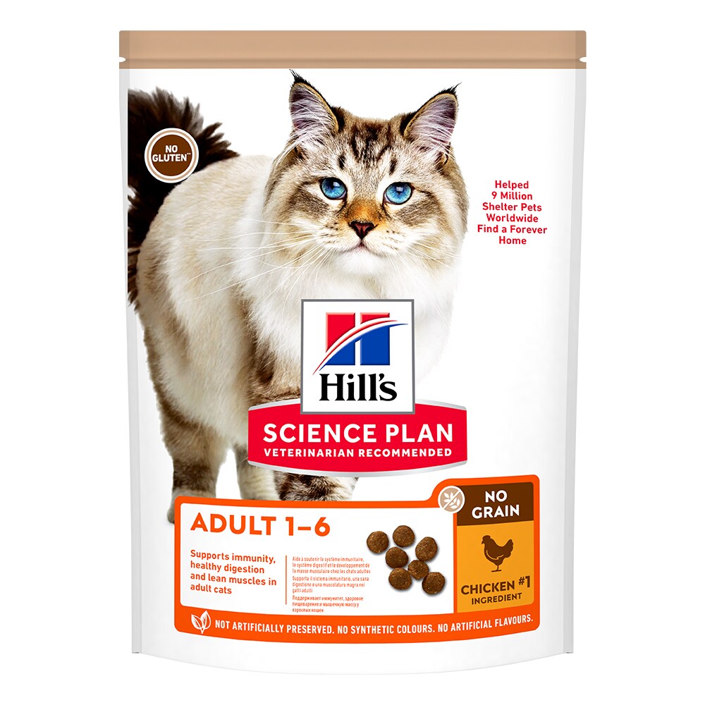 Hills Science Plan No Grain Adult Cat mit Huhn | Tierarzt24.de