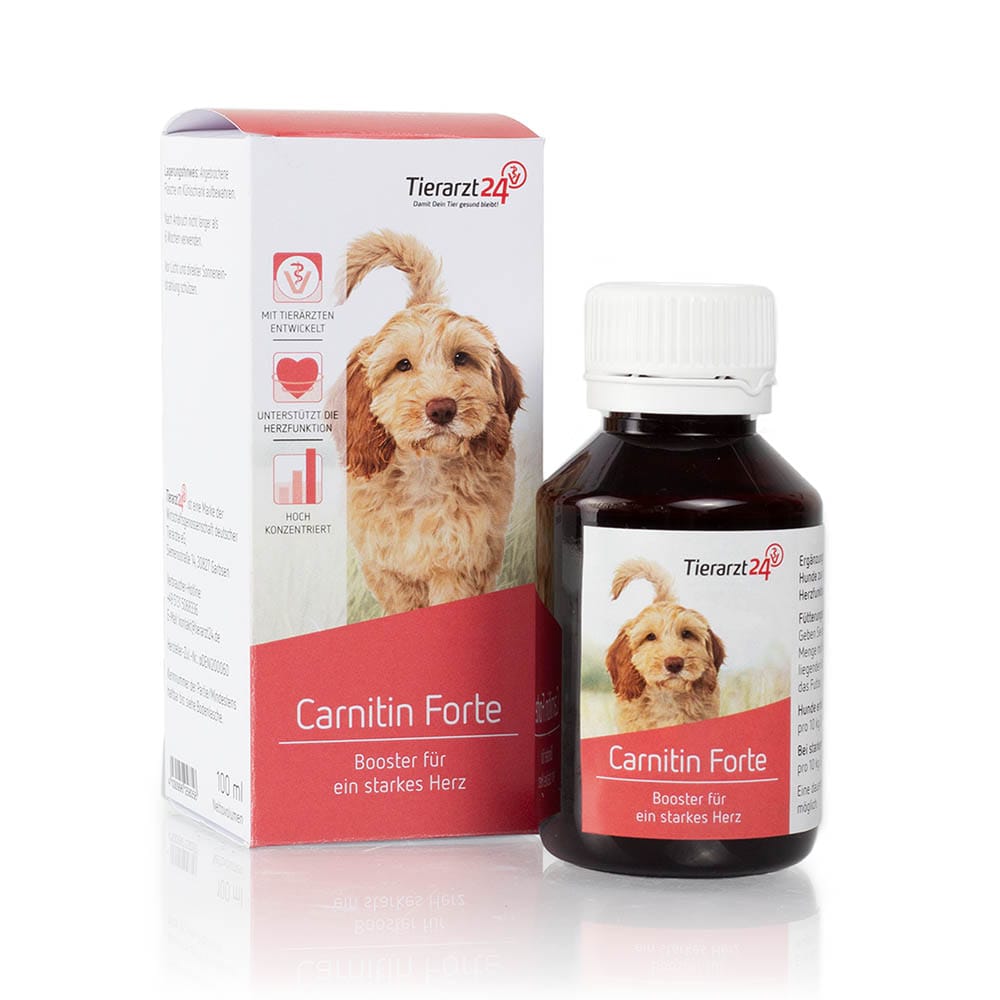 Tierarzt24 Carnitin forte - Booster für ein starkes Hundeherz ...